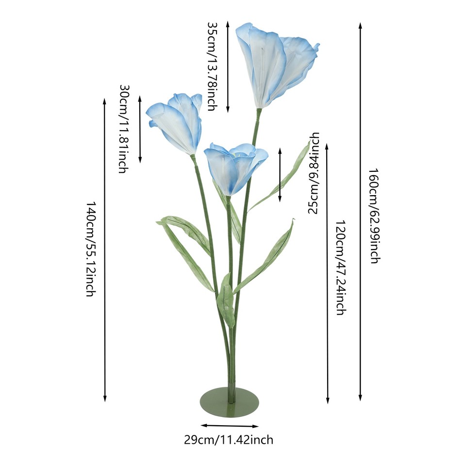 Three-head Artificial Tulips Fake Wedding Flowers for Home Party ...