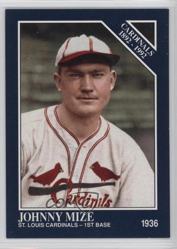 1994 The Sporting News Conlon Collection Colorized Photos Johnny Mize ...