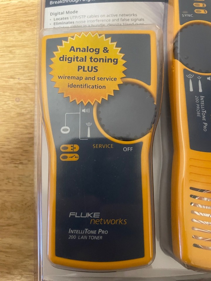 Fluke Networks IntelliTone Pro 200 LAN Toner and Probe Series ...