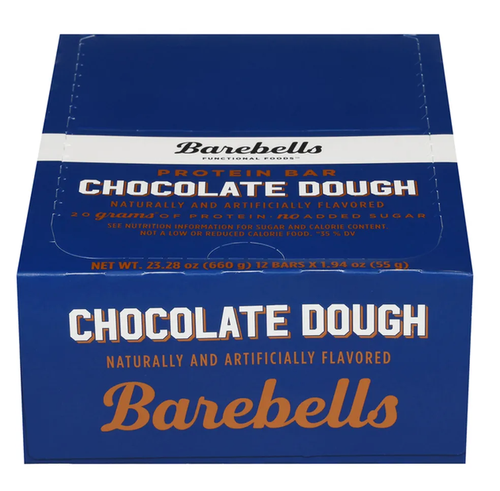 Barbell Protein Bars, Chocolate Dough Flavor, Pack of 24 711181717686| eBay