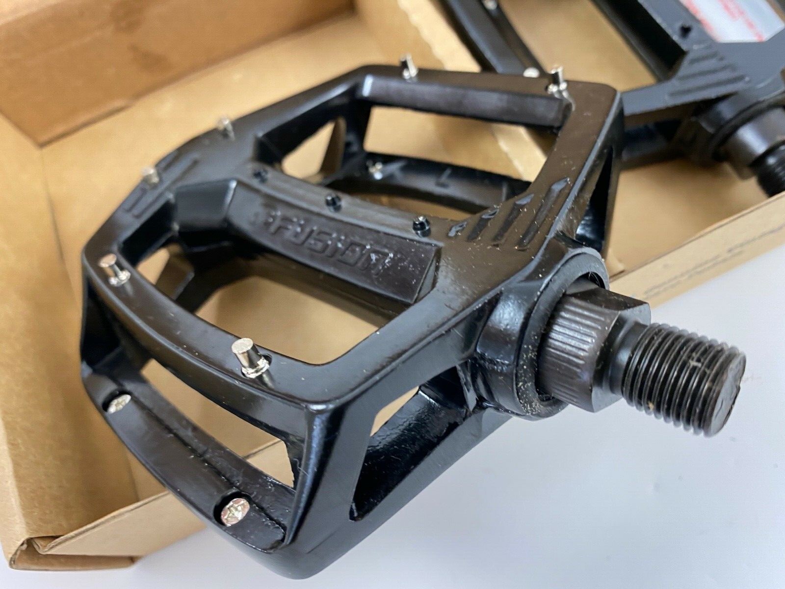 HARO FUSION Pedals 9/16" - Old School BMX - Black Blue Red Gold Silver ...