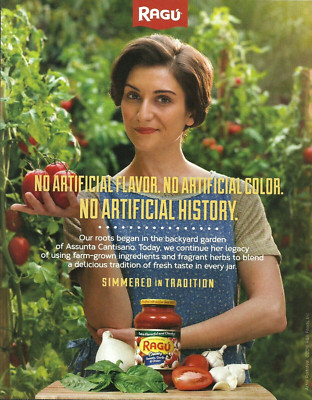 2016 Ragu Spaghetti Sauce Tomato Assunta Cantisano Print AD ...