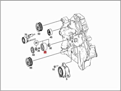 2pcs Genuine MERCEDES Guide pulley 1372020119 | eBay