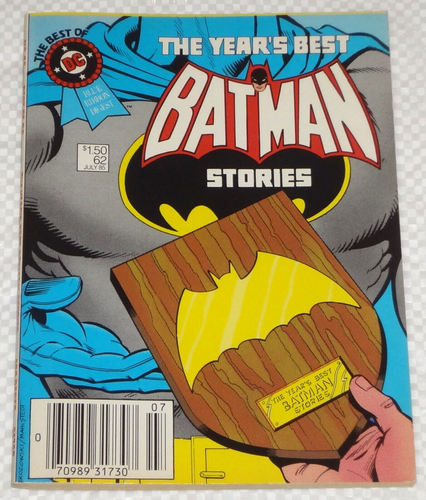 1985 BEST OF DC BLUE RIBBON DIGEST 62 THE YEAR'S BEST BATMAN STORIES ...