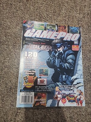 VTG GamePro Magazine October 1998 121 Metal Gear Solid Pokemon Tomb ...