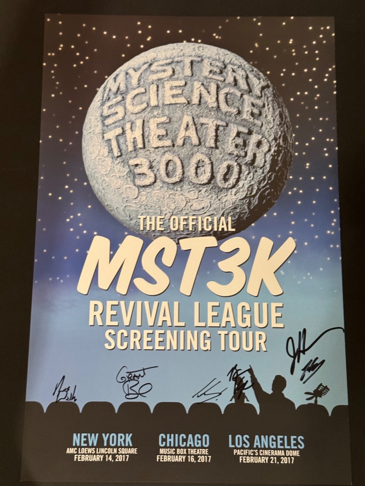 2017 SIGNED MST3K Revival League Screening Tour Poster | eBay