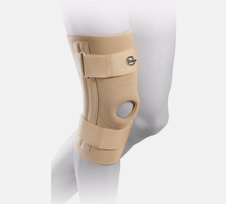 Neoprene Knee Brace Patella Support w/ Bilateral Steel Stays for ...