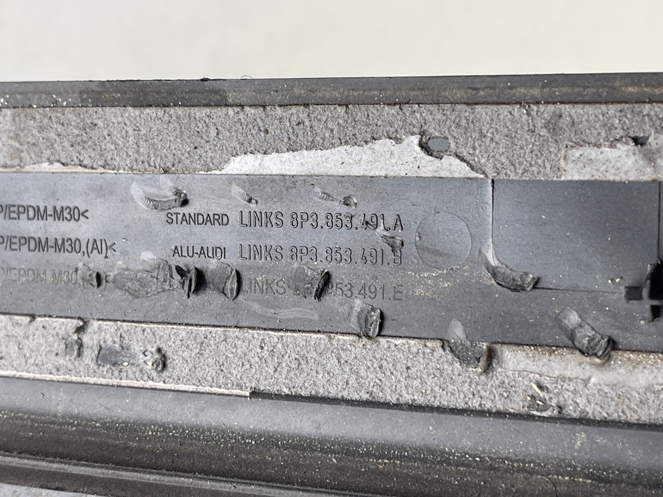 2006 Audi A3 8P Front Left Door Step Entry Sill Trim Cover Panel ...