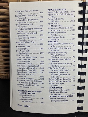 Favorite Greek Recipes 1994 Annunciation Greek Orthodox Church Winston ...