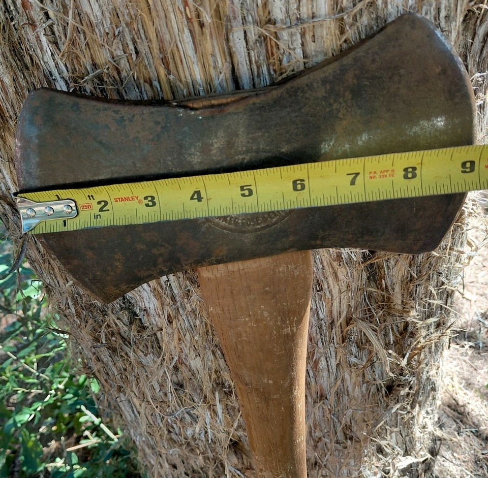 VIntage Ox Yoke Brand double bit axe, branded By Barker Rose & Clinton ...