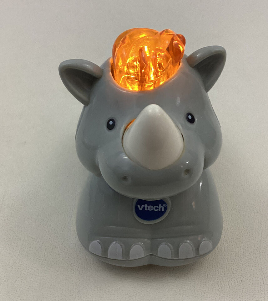 Vtech Go Go Smart Animals Ryan Rhino Lights and Sounds Interactive ...