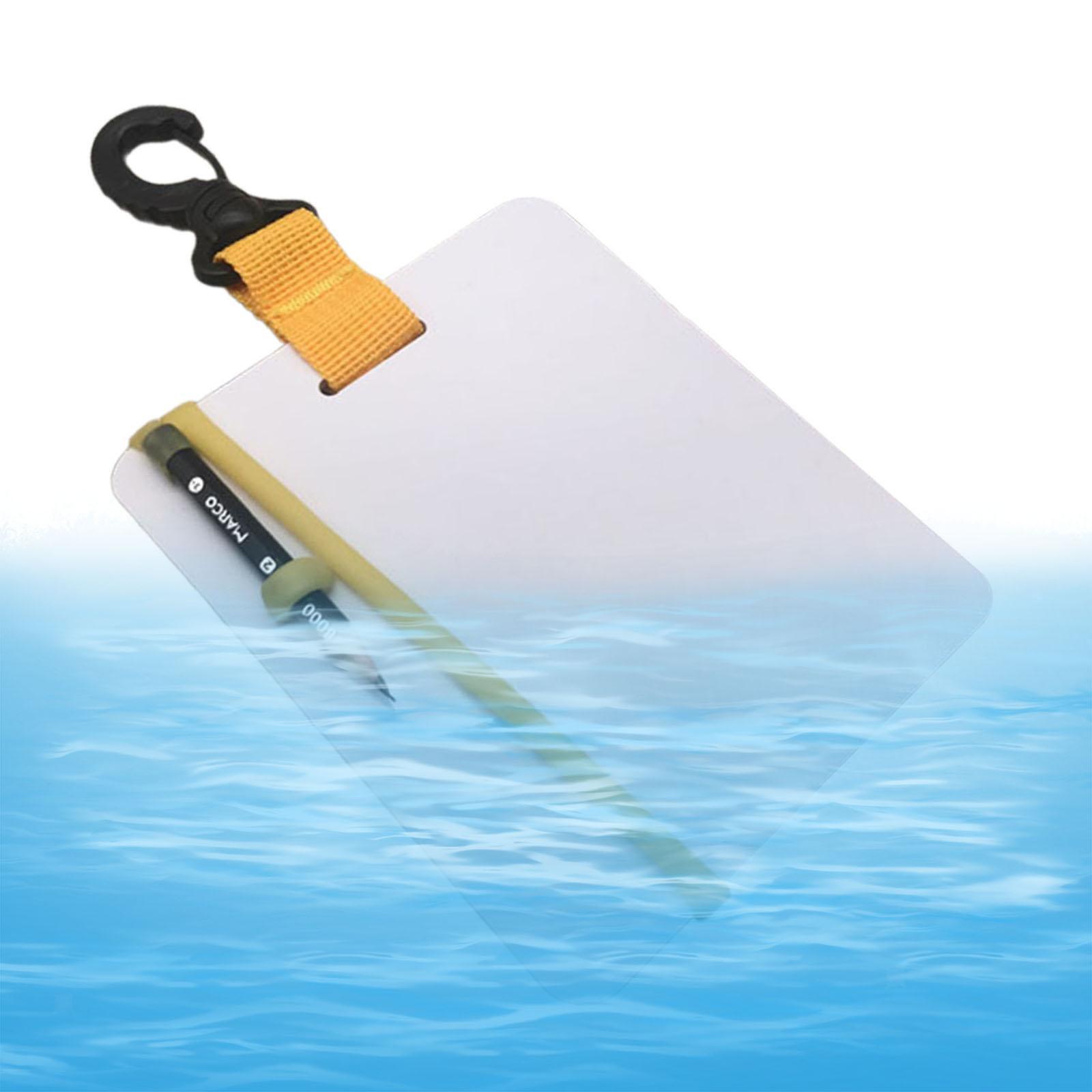 Underwater Writing Slate Diving Writing Slate for Swimming Water Sports ...