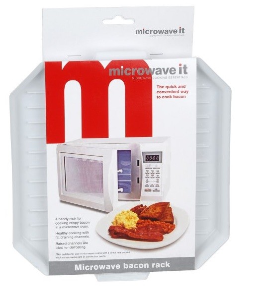 Microwave It Plastic Cooker Crispy Bacon Crisper Rack for sale online ...