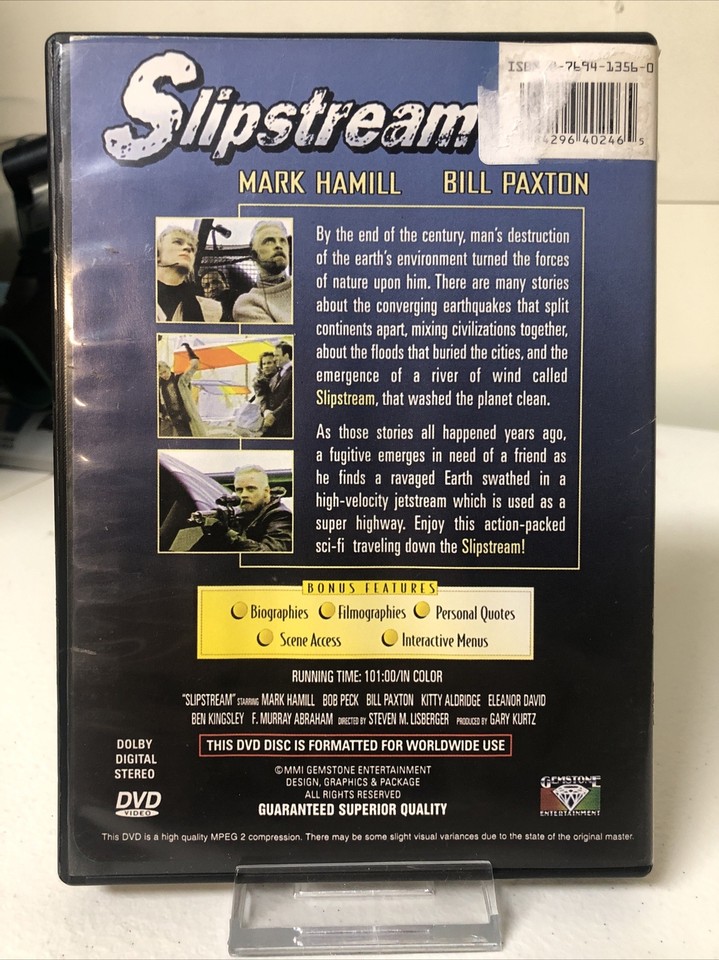 Slipstream (DVD) Mark Hamill, Bill Paxton Very Rare OOP TESTED/Works | eBay