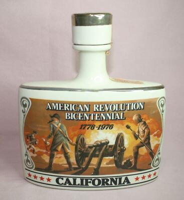 VTG. COLLECTIBLE AMERICAN REVOLUTION BICENTENNIAL LIQUOR BOTTLE 1776 ...
