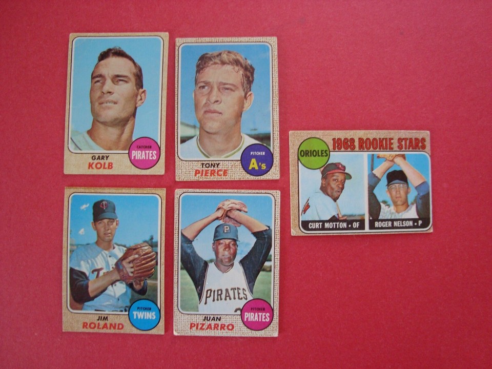 Lot of 25 different 1968 TOPPS BASEBALL cards | eBay