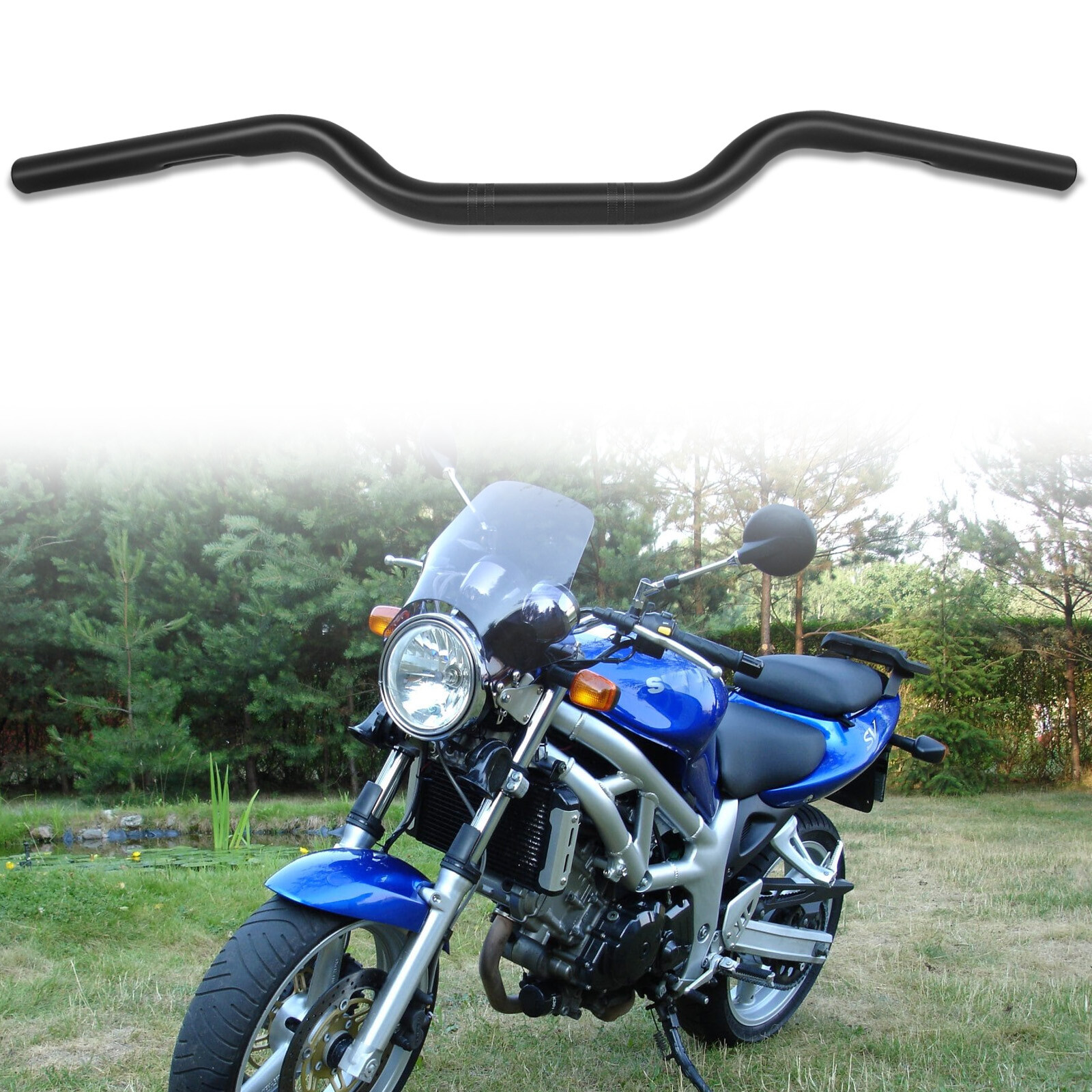 For Suzuki SV650 SV650N Motorcycle 7/8" 22mm Tracker Handlebars Drag ...