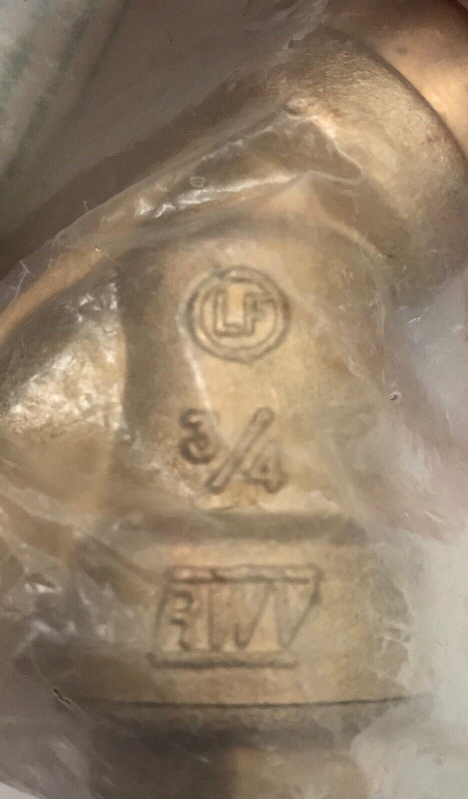 RWV (Red White Valve) 387AB 3/4" Brass Solder Y Strainer - New | eBay