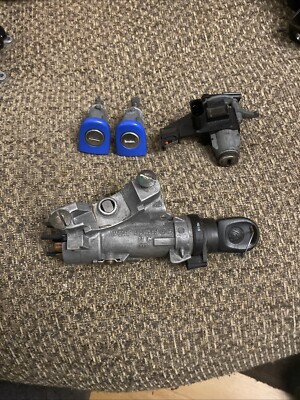 VW POLO 9N3 IGNITION BARREL SWITCH & KEY WITH BOTH DOOR LOCKS AND BOOT ...