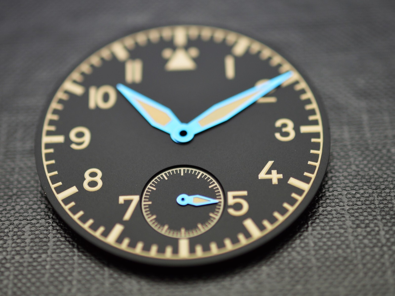 Big Pilot dial and hands set for ETA Unitas 6498 6498-1 6498-2 old ...