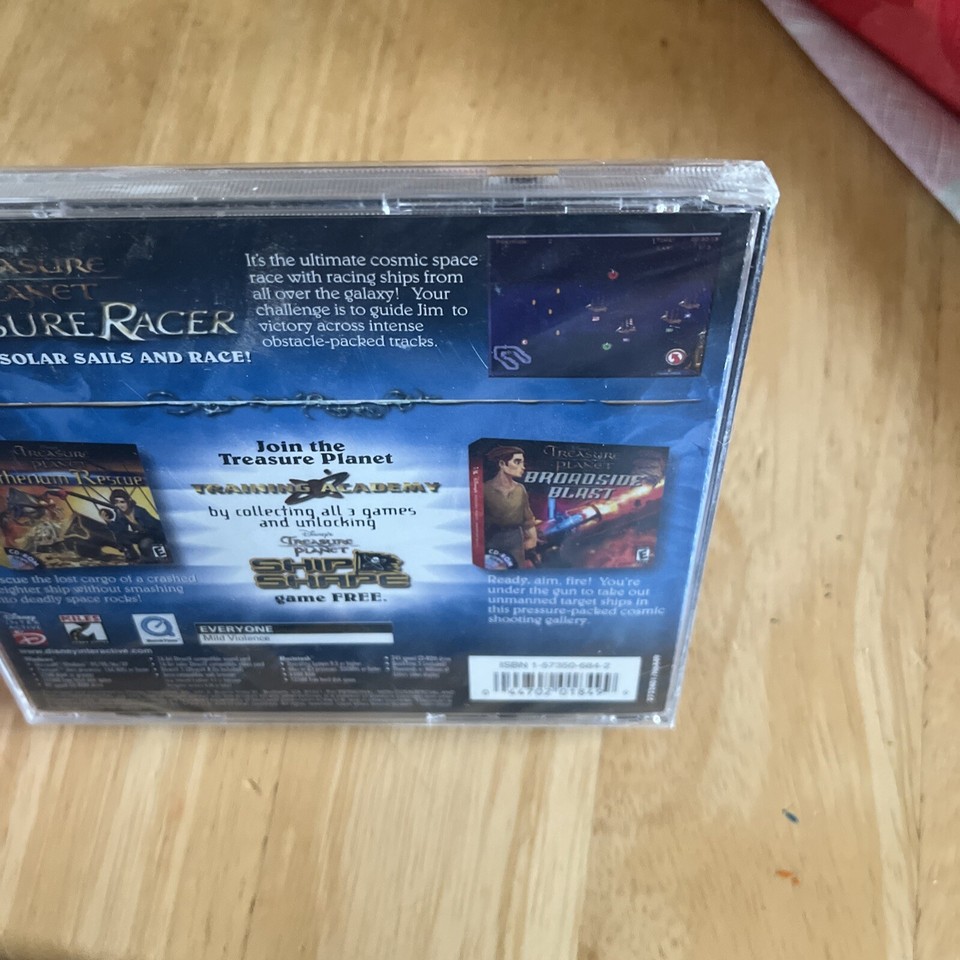 NEW SEALED! Disneys Treasure Planet : Treasure Racer Win & Mac CD-ROM ...