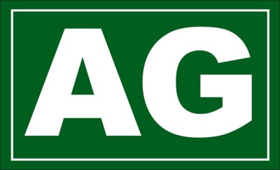 3x5 inch Green Rectangle AG Sticker (agriculture rural farm ...