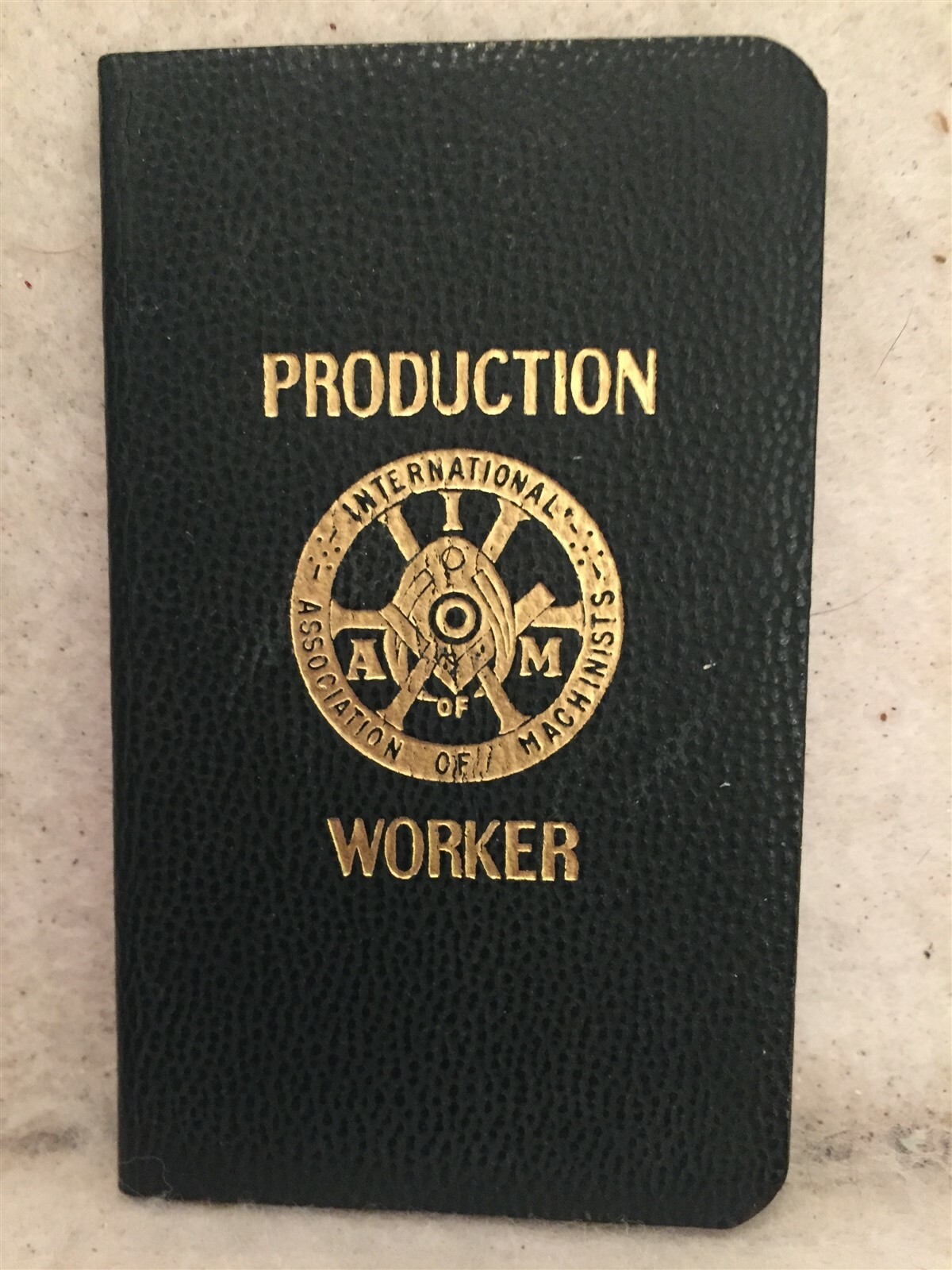 1951 International Association Of Machinists Union Dues Book Vtg | eBay