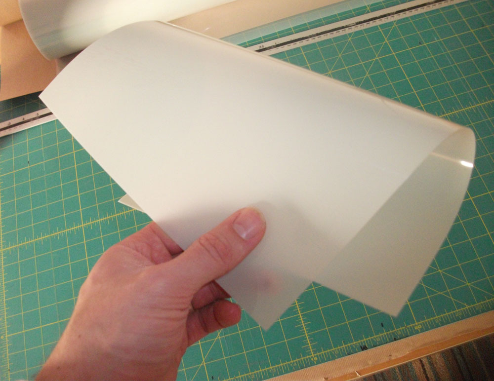 Mylar stencil roll 190 microns sold per meter x 600mm - genuine class a ...