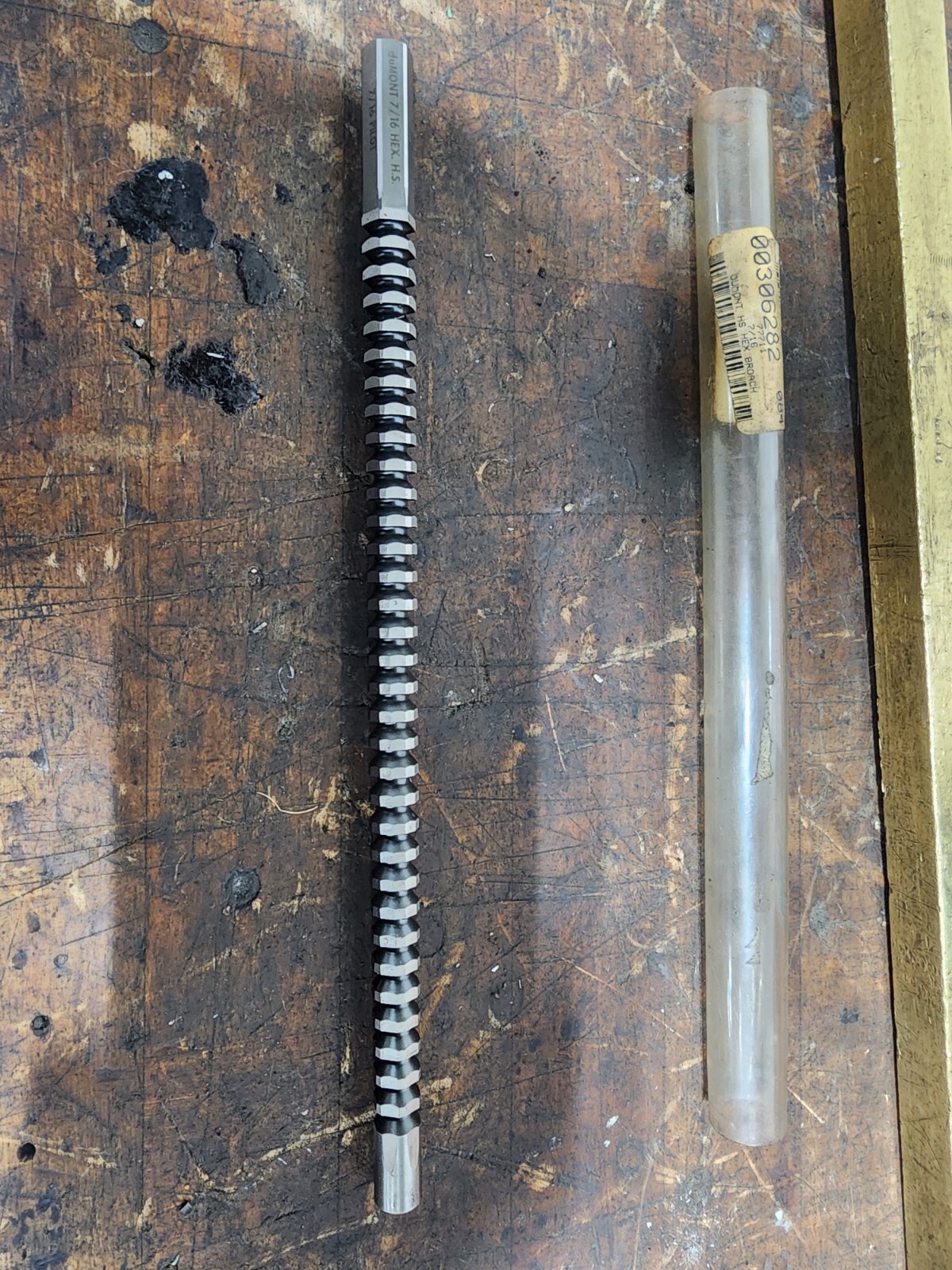 DUMONT 7/16 Inch HEX HEXAGON BROACH HS 7/16" PILOT 10 1/2 OAL .4375" | eBay