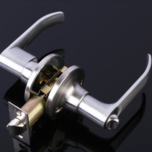 Handle Lock Toilet Door Locks Latch Stainless Steel Bathroom Office ...