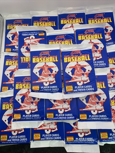 1989 Score Baseball Unopened Wax Packs. 10 Packs. | eBay
