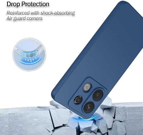 For Xiaomi Redmi Note 13 Pro 5G Case, Liquid Silicone, Anti-Scratch ...