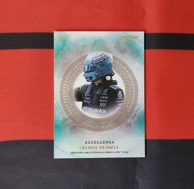 Topps F1 Eccellenza 2025 George Russell Mercedes AMG F1 Eccellenza Card ...