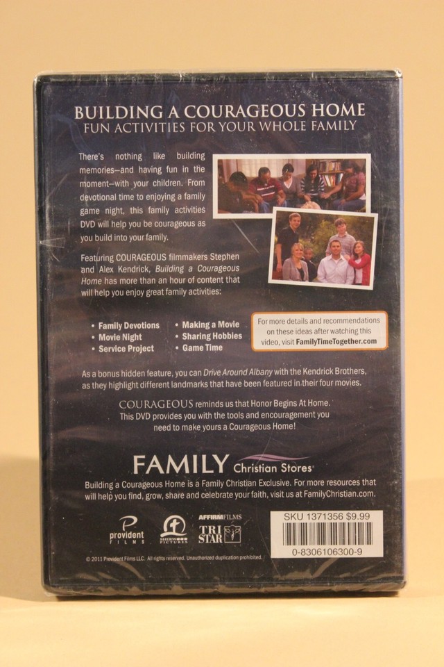 Building A Courageous Home DVD Religious Family Christian Store Brand ...