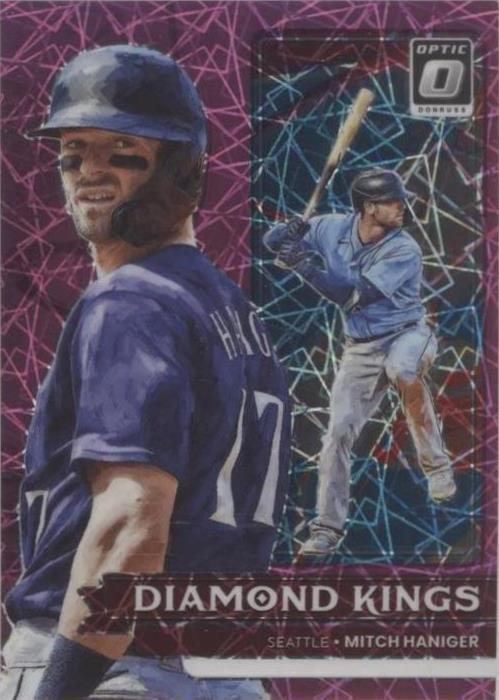 2022 Panini Donruss Optic - Diamond Kings Mitch Haniger #12 Pink ...