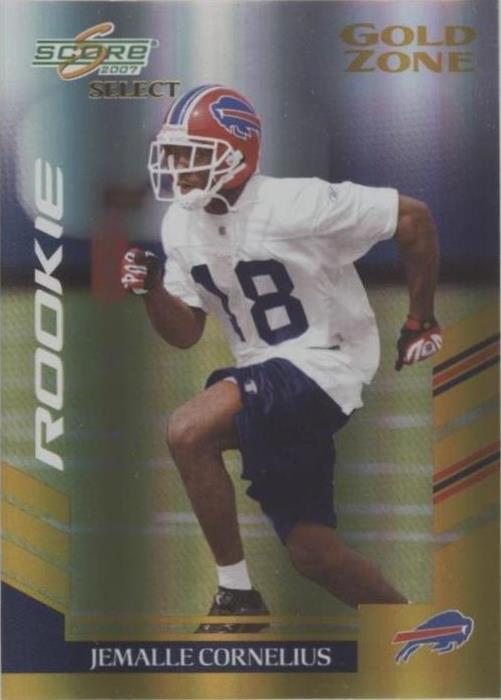 2007 Score Select - Rookie Jemalle Cornelius #319 Gold Zone /50 (RC ...