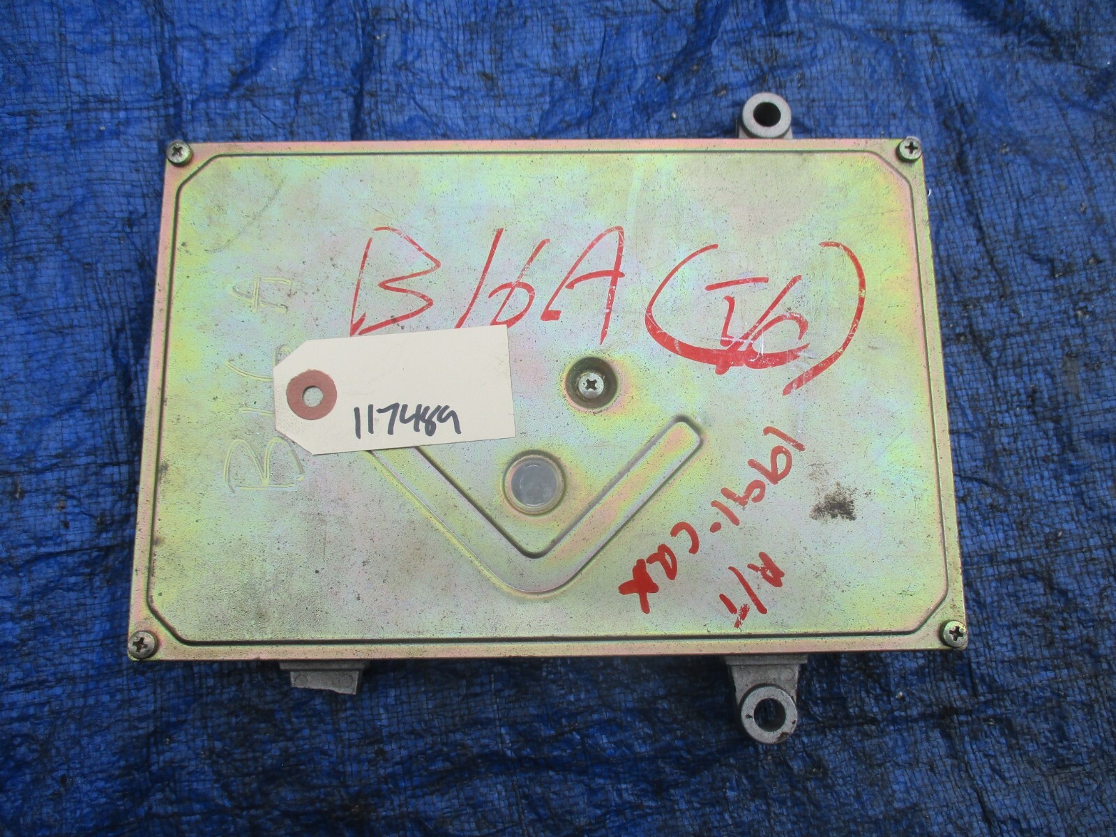 88-91 JDM Honda Civic auto B16 vtec engine computer ecu OBD0 37820-PR3 ...