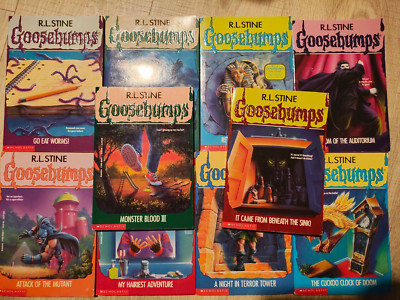 R.L. Stine Goosebumps Books 21-30 - Build Your Own Lot | eBay