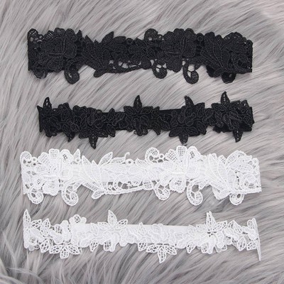 Bridal Elastic Hollow Out Garters Band Lace Leg Garters | eBay