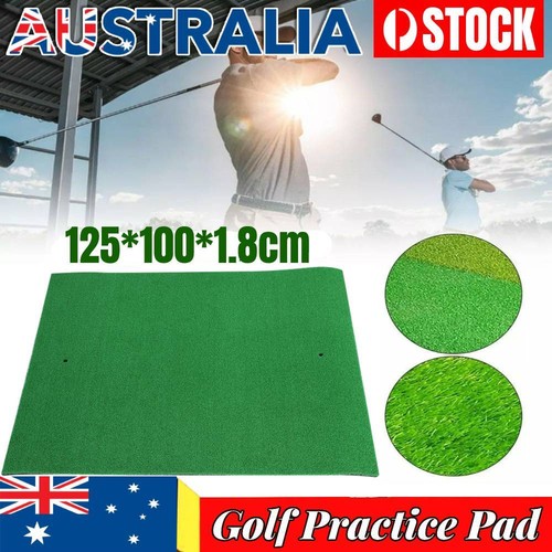1x1.25m Golf Practice Grass Mat Golf Training Accessories With Rubber ...