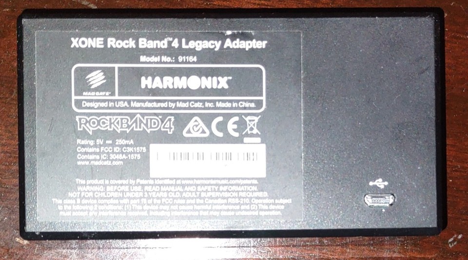 Mad Catz Rock Band 4 Legacy Game Controller Adapter for Microsoft Xbox ...