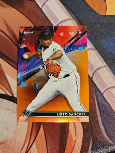 2021 Topps Finest - Sixto Sanchez #47 Orange Refractor /25 (RC) for ...