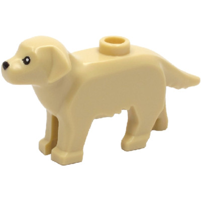 Lego Figure Tan Dog, Labrador / Golden Retriever - 69962pb01 | eBay