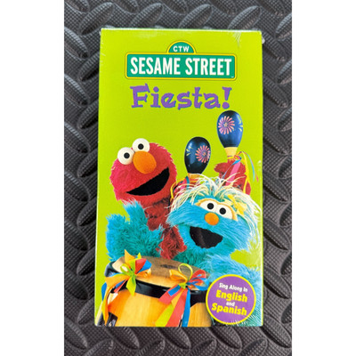 Sesame Street Fiesta! (VHS 1997) Sealed Brand New Sing Along in English ...