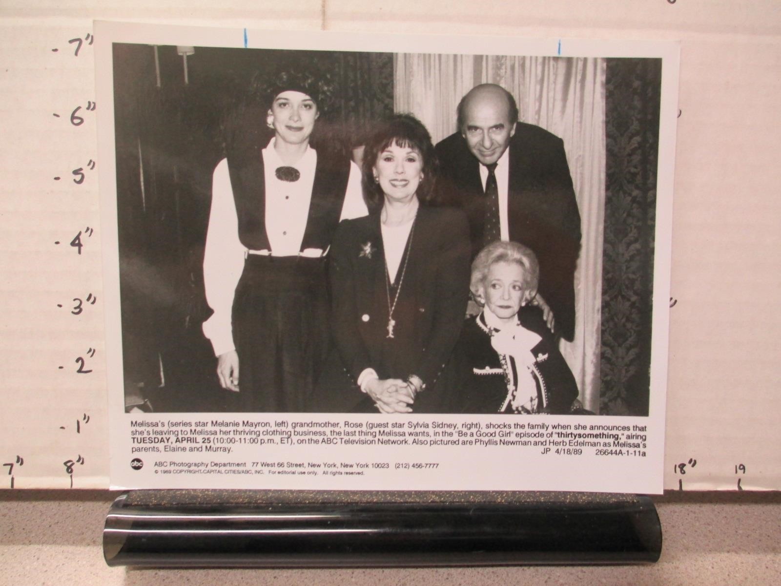 ABC TV photo 1980s THIRTY Something Silvia Sidney Melanie Mayron ...