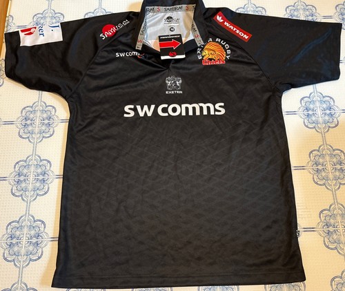 Exeter Chiefs 2017/18 European Rugby Shirt Jersey Size Medium Mens ...
