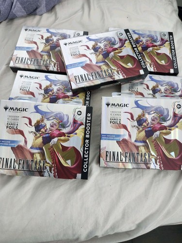 3 Magic: The Gathering - Final Fantasy Collector Omega Box! NEW/SEALED ...