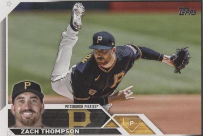 2023 Topps Series 1 - Zach Thompson #2 Advanced Stats Back /300 for ...