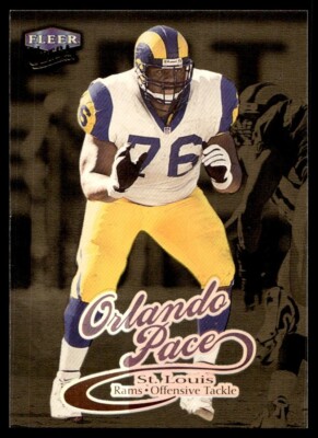1999 Ultra Gold Medallion Orlando Pace G104 St. Louis Rams #166G | eBay