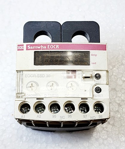 SAMWHA EOCR-SSD-30DM7 MOTOR PROTECTOR AUTOMATIC RESET RELAY ...